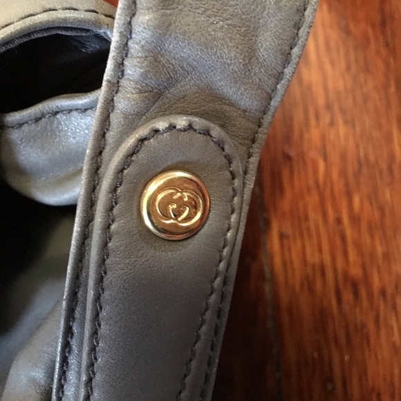 Gucci | Bags | Authentic Rare Gray Leather Gucci Bag Lion Head | Poshmark